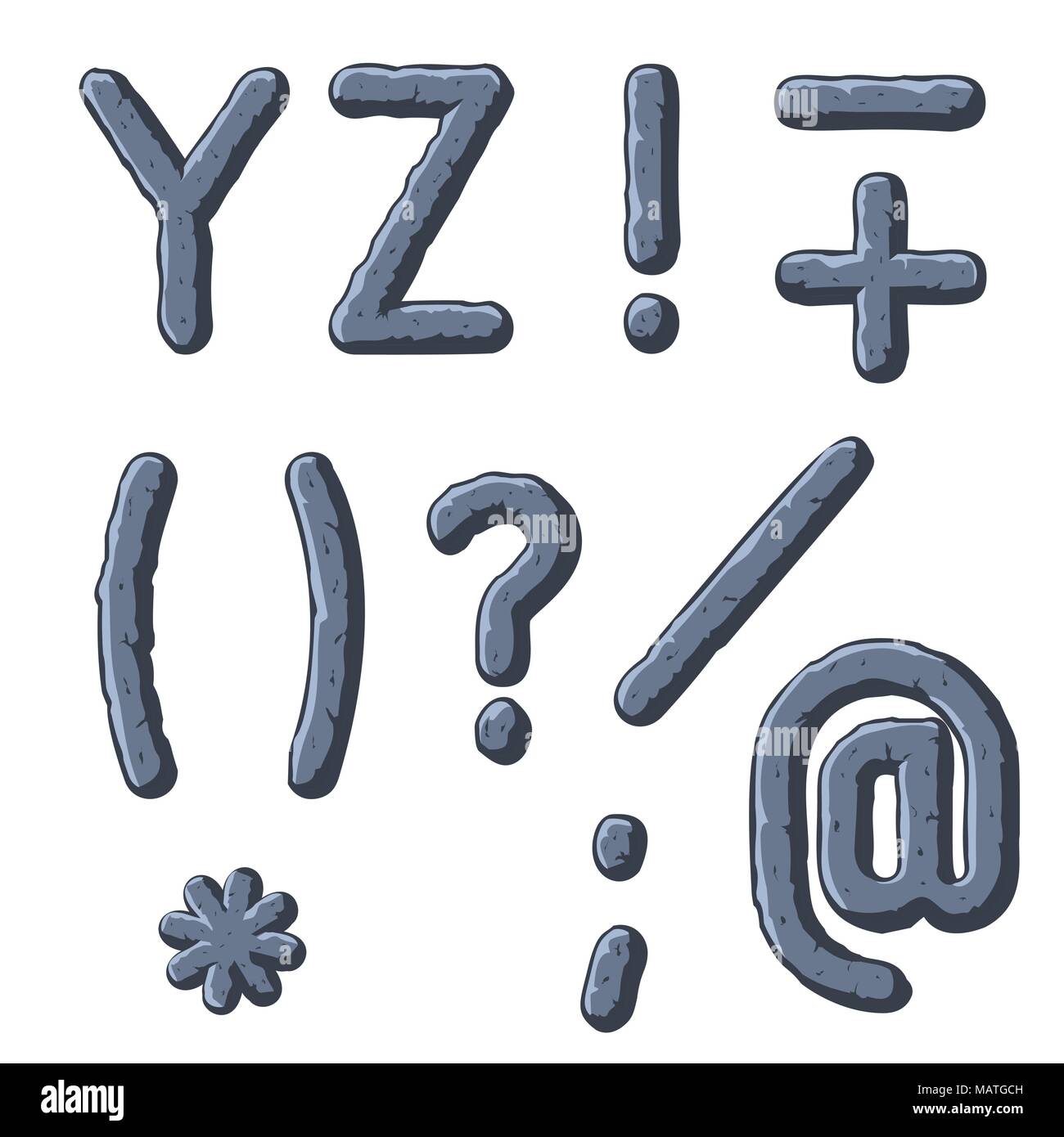 Stone carved letters Stock Vector Image & Art - Alamy