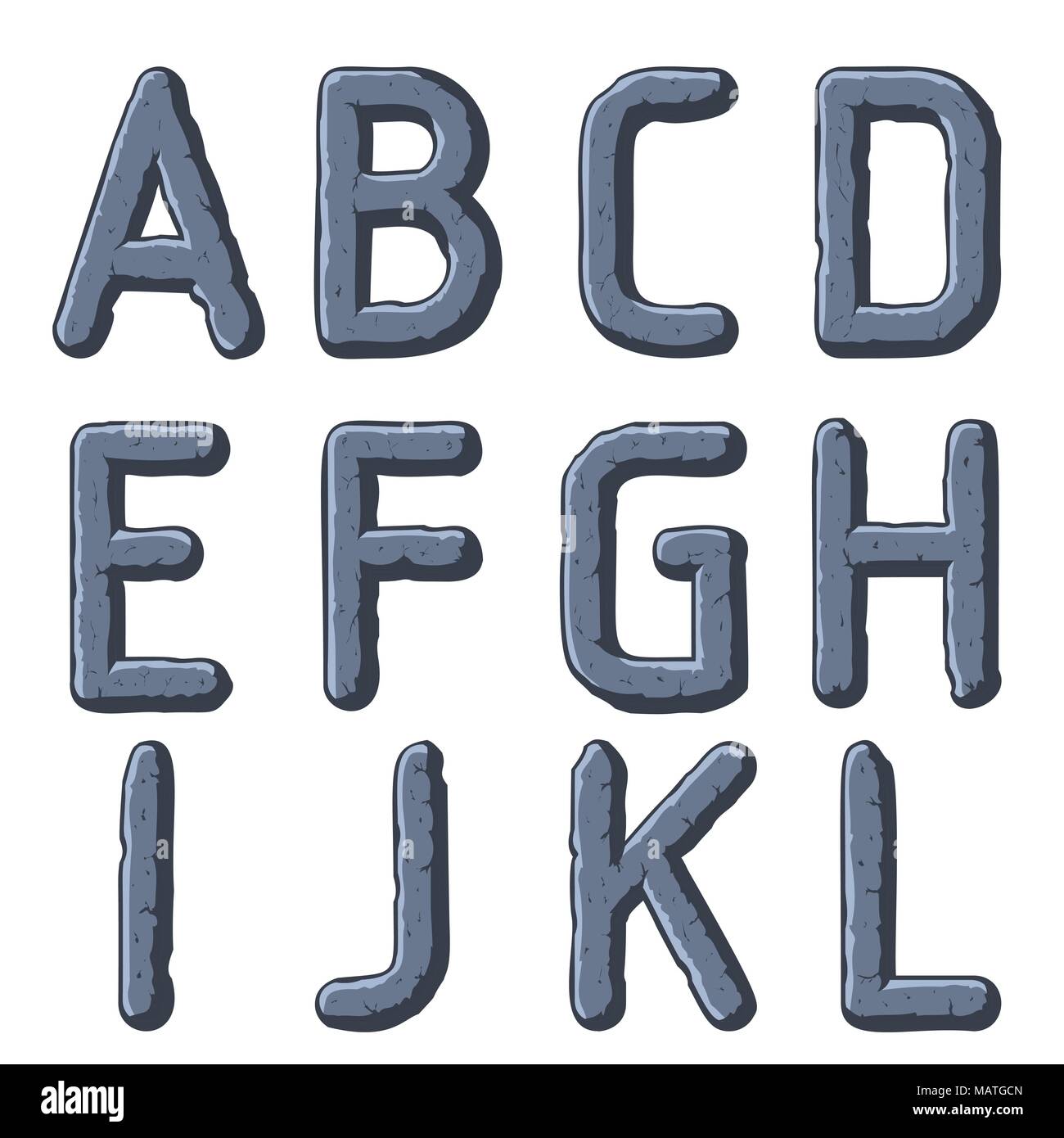 Carved stone font Cut Out Stock Images & Pictures - Alamy