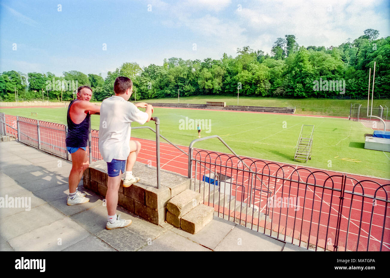 Withdean Stadium, Brighton, before conversion to a football stadium ...