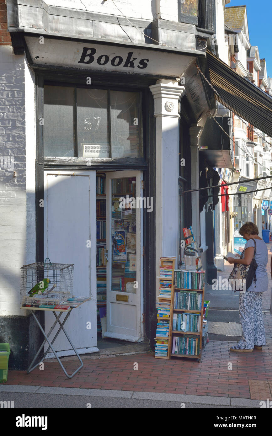 Camilla's Bookshop, Eastbourne, East Sussex, England, UK Stock Photo ...