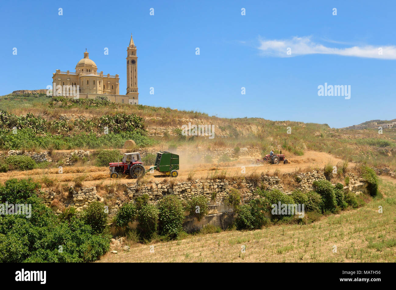Ta' Pinu church near Gharb in Gozo, Malta, Europe Stock Photo - Alamy