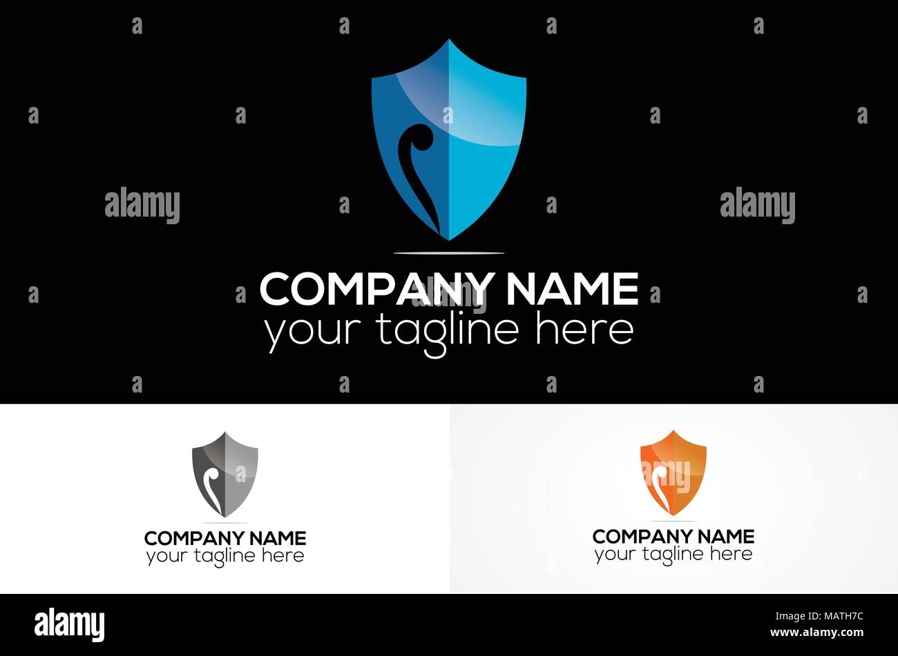 abstract shield logo vector Stock Vector Image & Art - Alamy