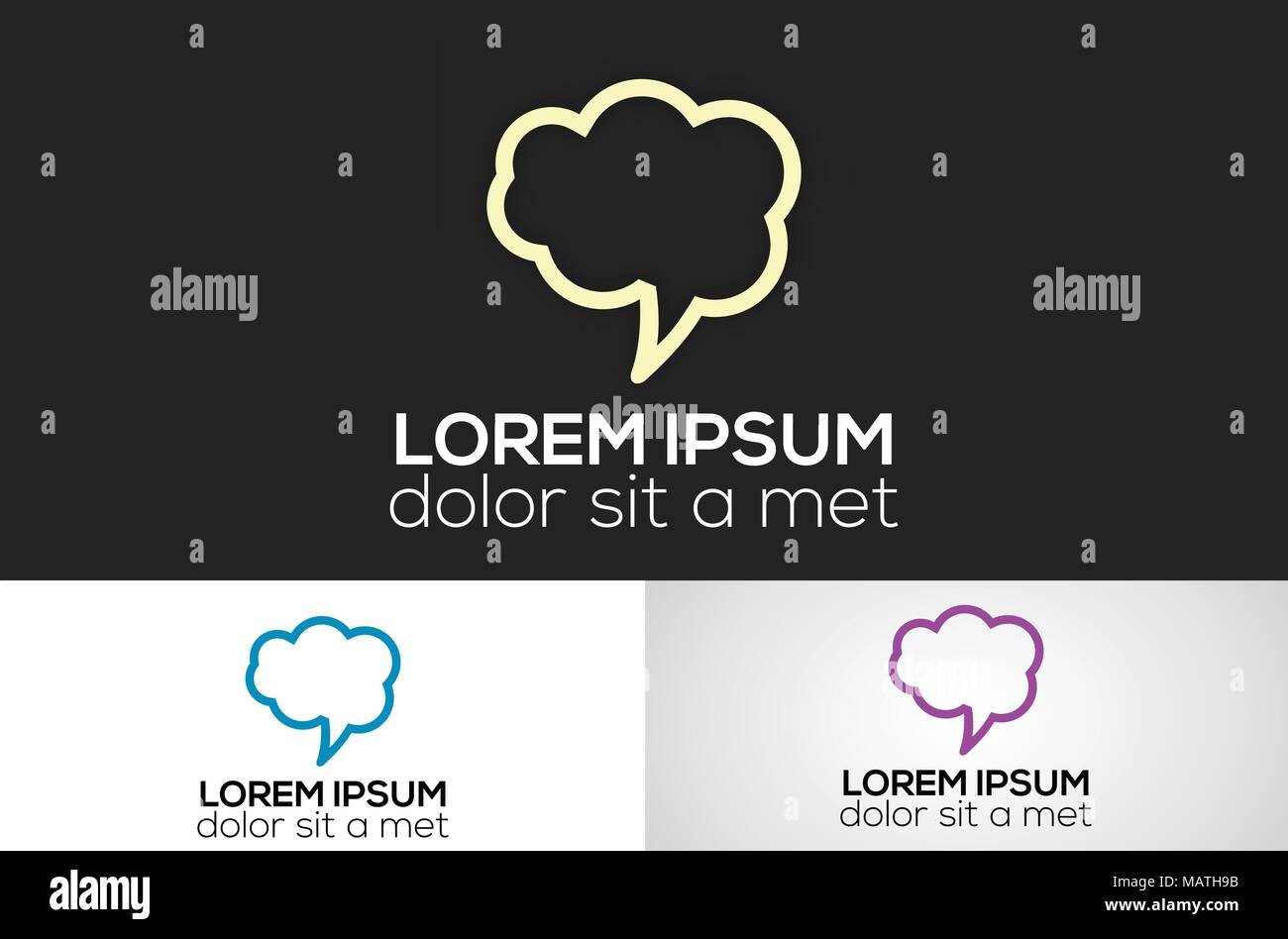 Technology chat Stock Vector Images - Alamy