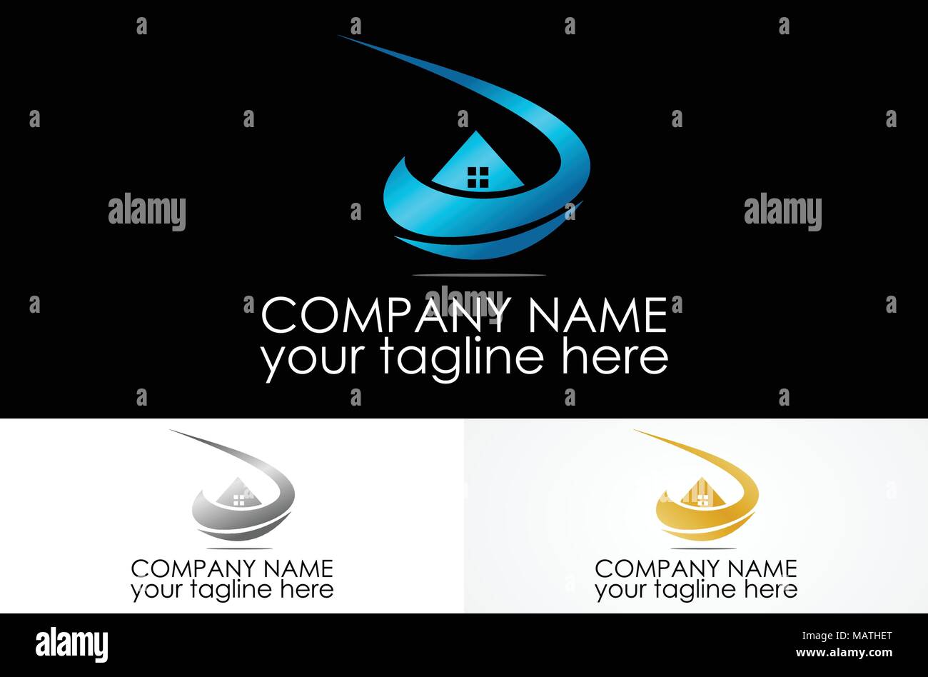 Home logo hi-res stock photography and images - Alamy