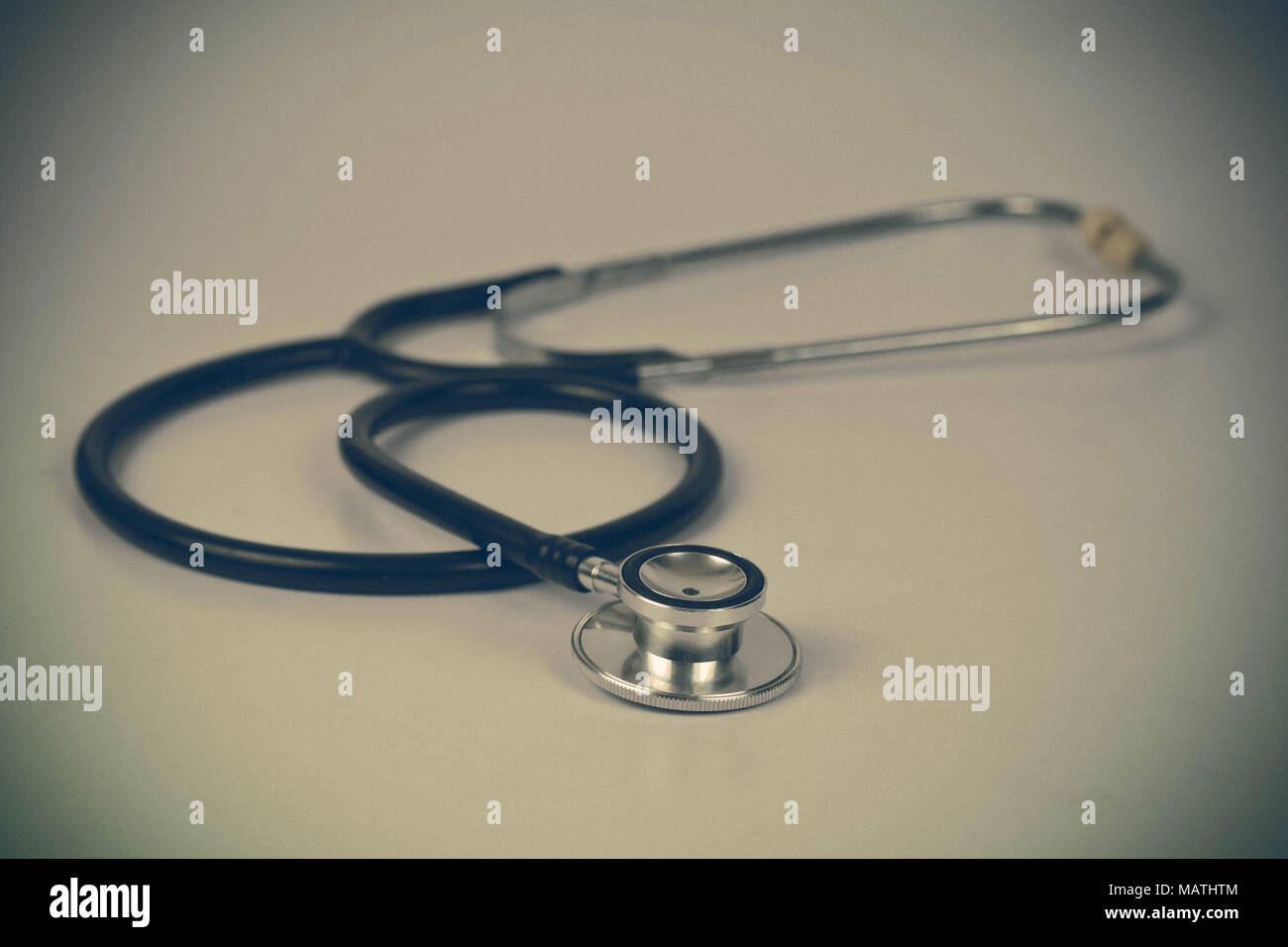 Old stethoscope hi-res stock photography and images - Alamy