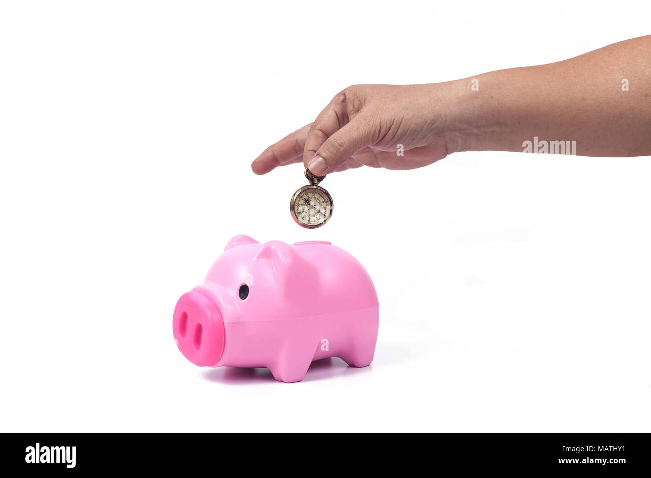 Concept time savings investment Cut Out Stock Images & Pictures - Alamy