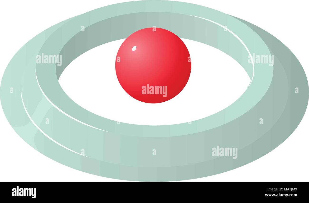 Round pin icon, isometric style Stock Vector Image & Art - Alamy