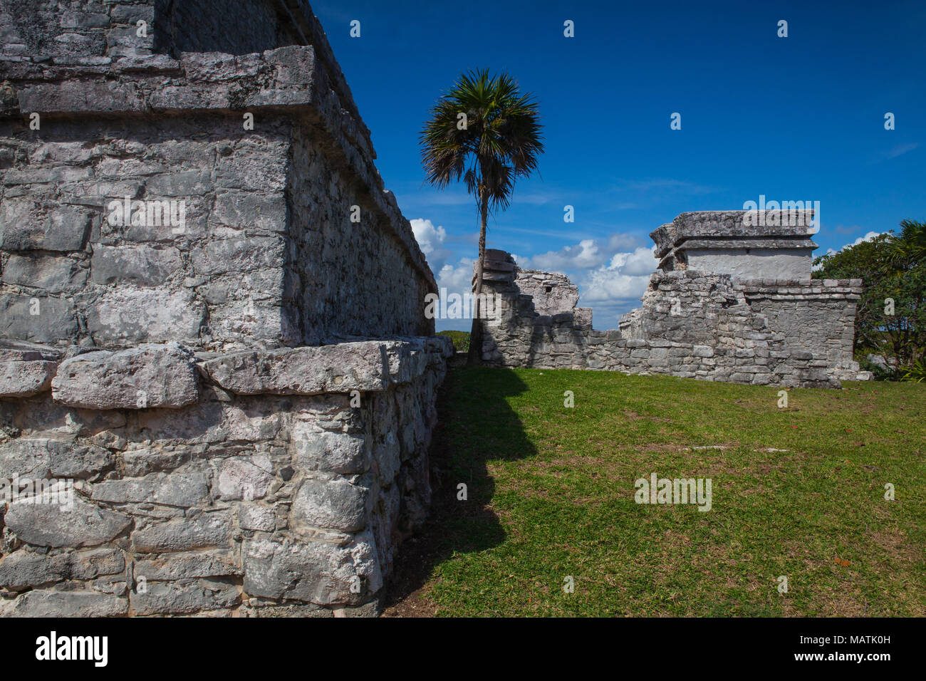 Majestic ruins in Tulum.Tulum is a resort town on Mexicos Caribbean ...