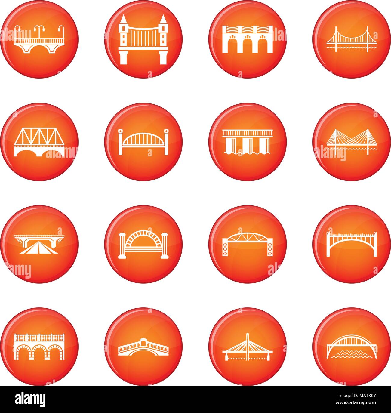 Metal bridge beam span Cut Out Stock Images & Pictures - Alamy