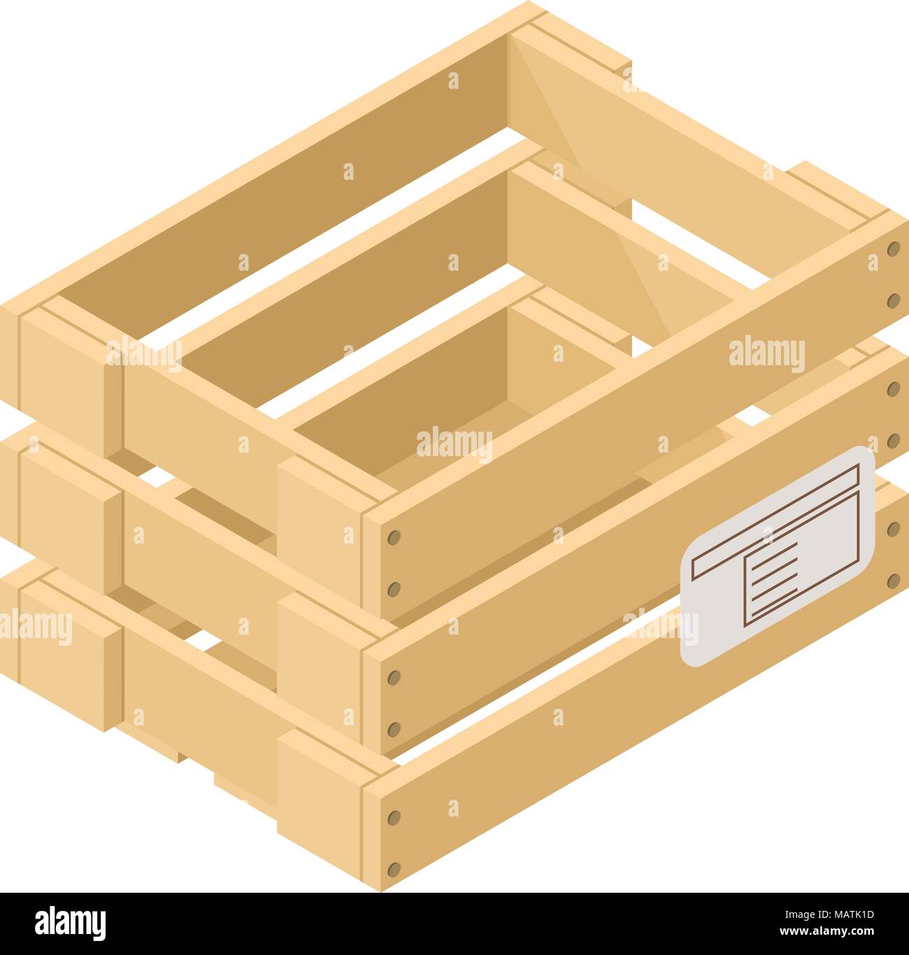 Crate icon, isometric style Stock Vector Image & Art - Alamy