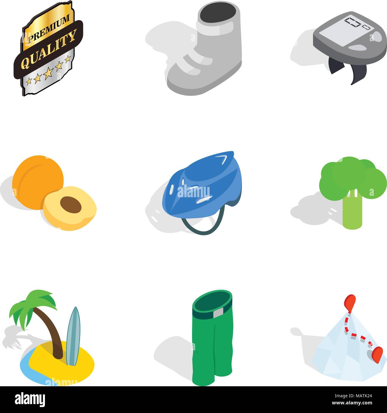Subsidy icons set, isometric style Stock Vector Image & Art - Alamy