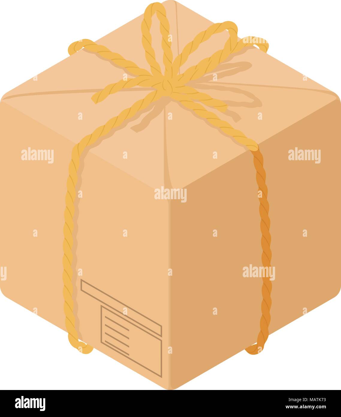 Empty box icon, isometric style Stock Vector Image & Art - Alamy