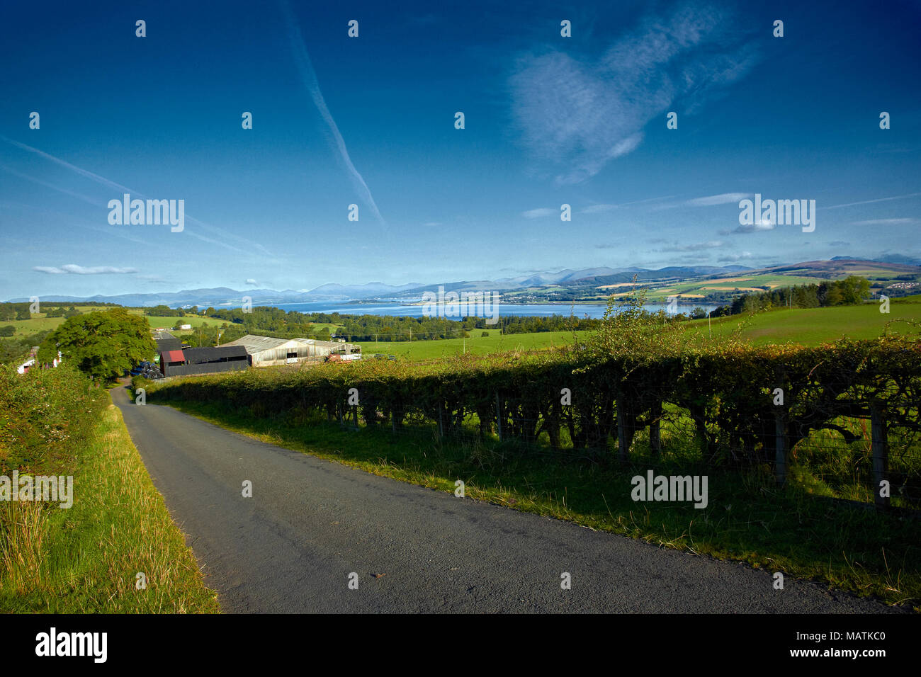 Langbank on the River Clyde Stock Photo - Alamy