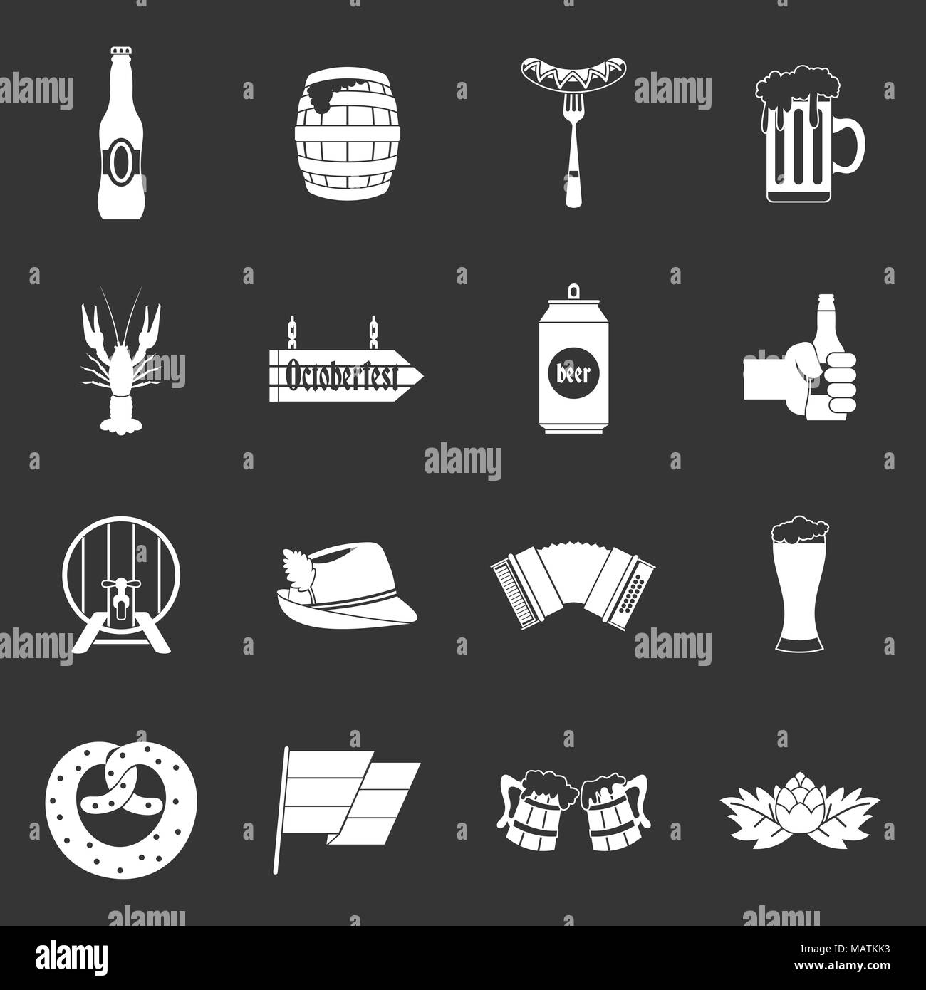 Oktoberfest flag Black and White Stock Photos & Images - Alamy