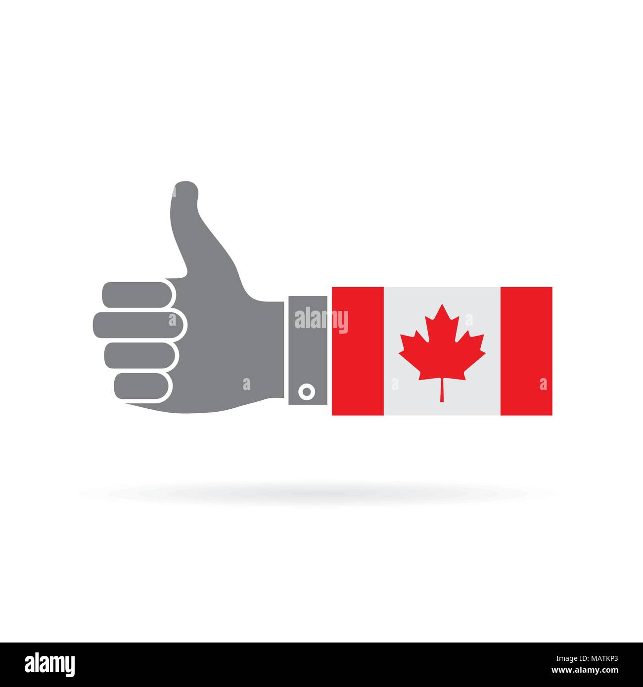 Welcome canada flag Cut Out Stock Images & Pictures - Alamy