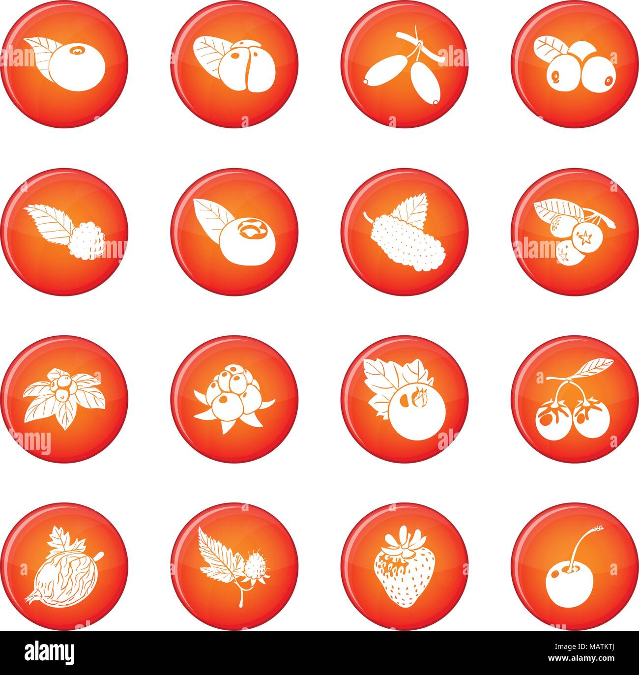Red gooseberries Stock Vector Images - Alamy