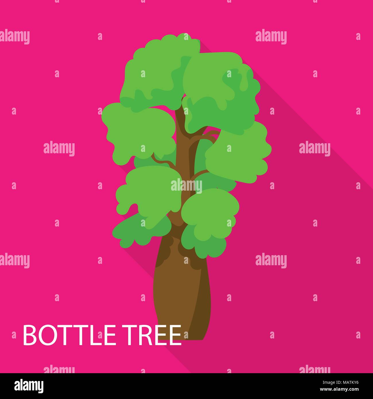 Baobab tree shadow Stock Vector Images - Alamy