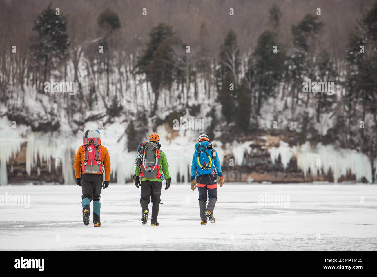 Pictured rocks national lakeshore ice hi-res stock photography and ...