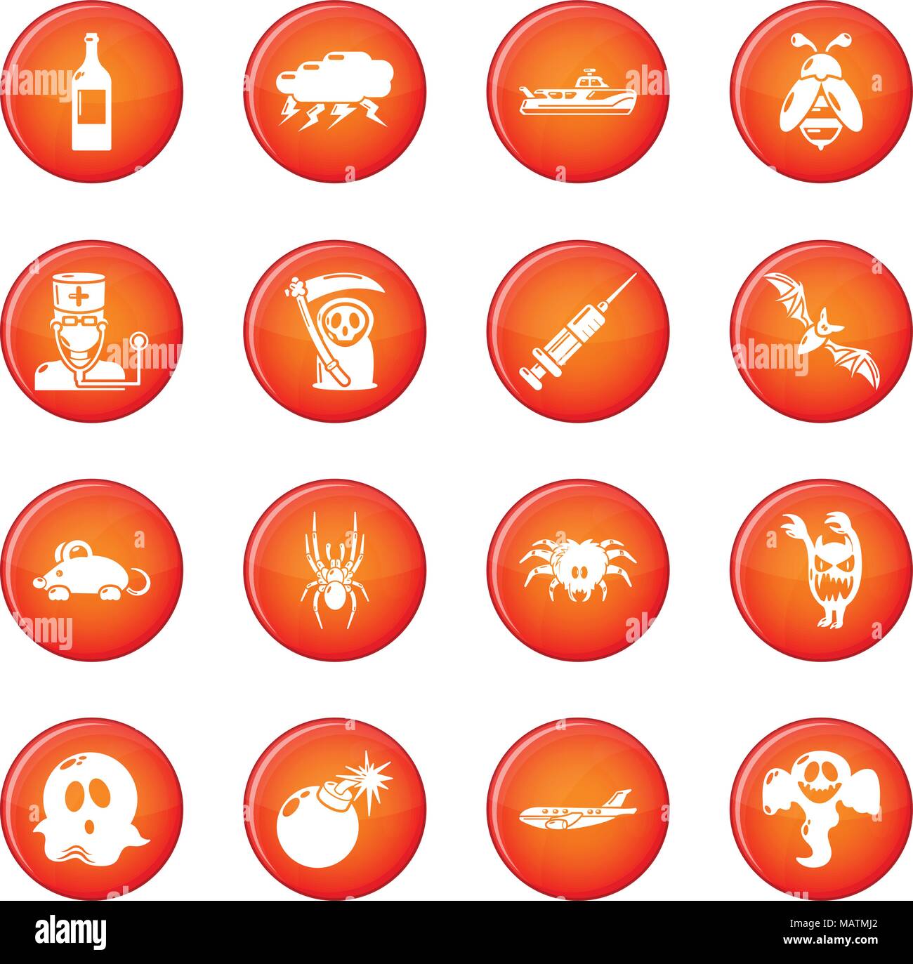 Phobias vector set hi-res stock photography and images - Alamy