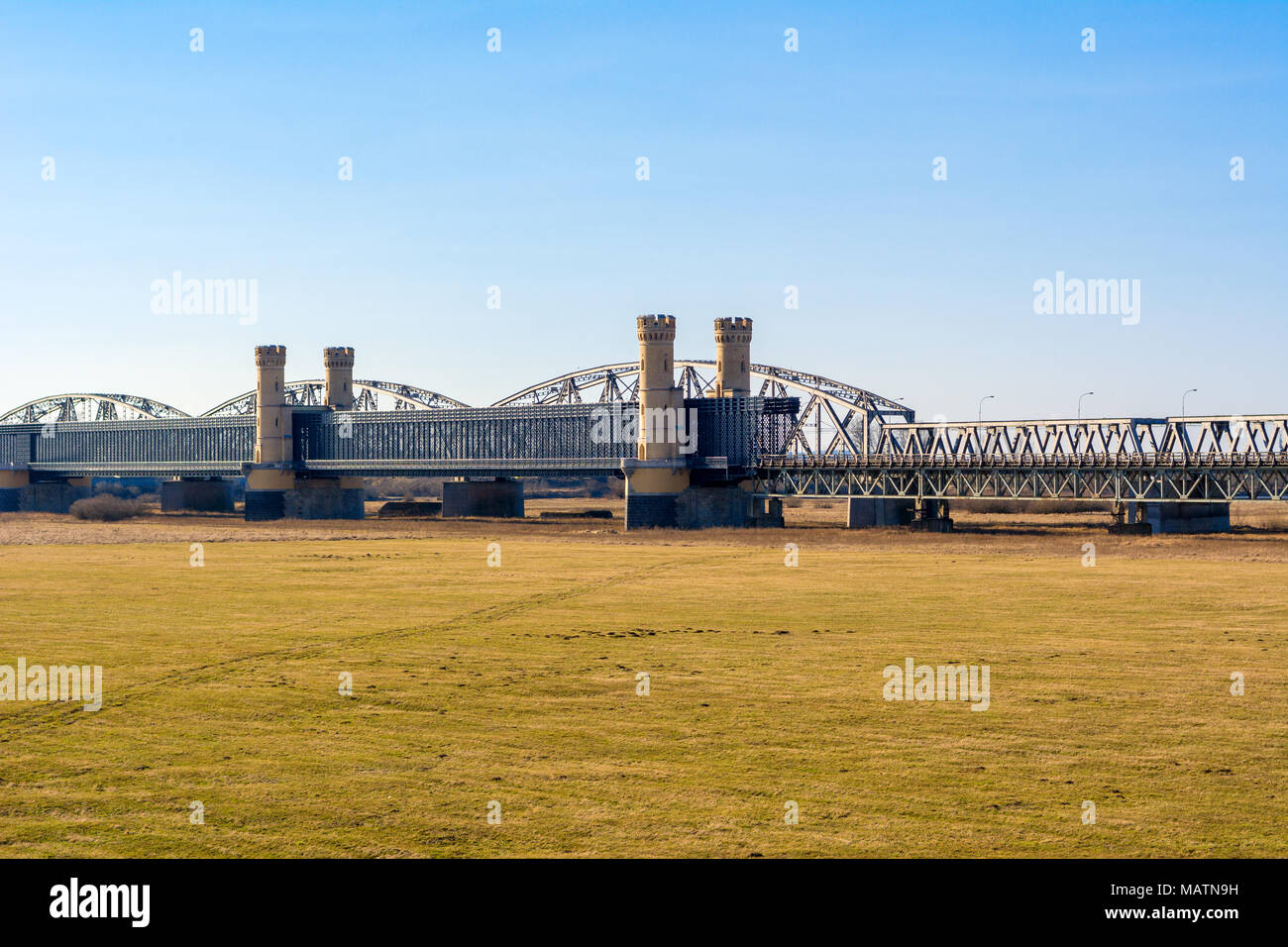The historic bridge in Tczew. Poland, Europe Stock Photo - Alamy