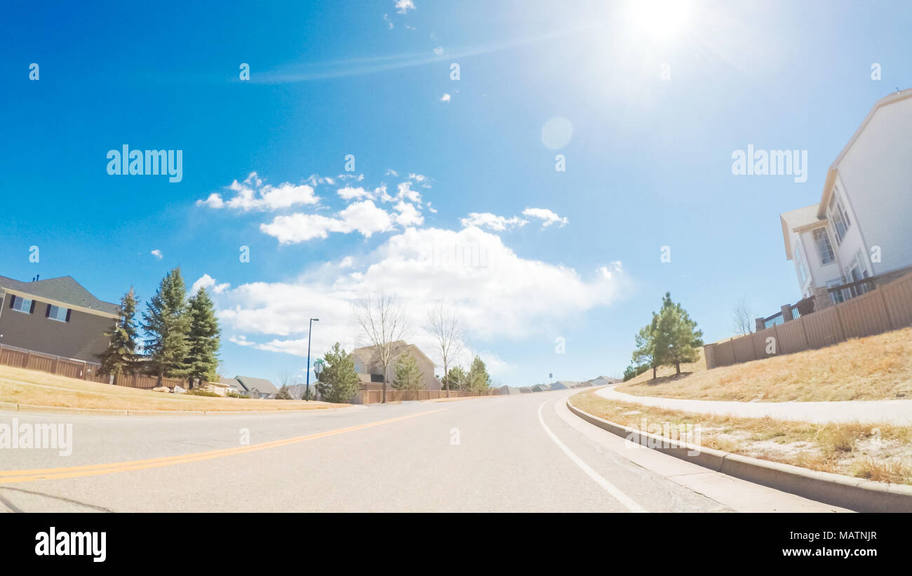 Typical north american suburban street hi-res stock photography and ...