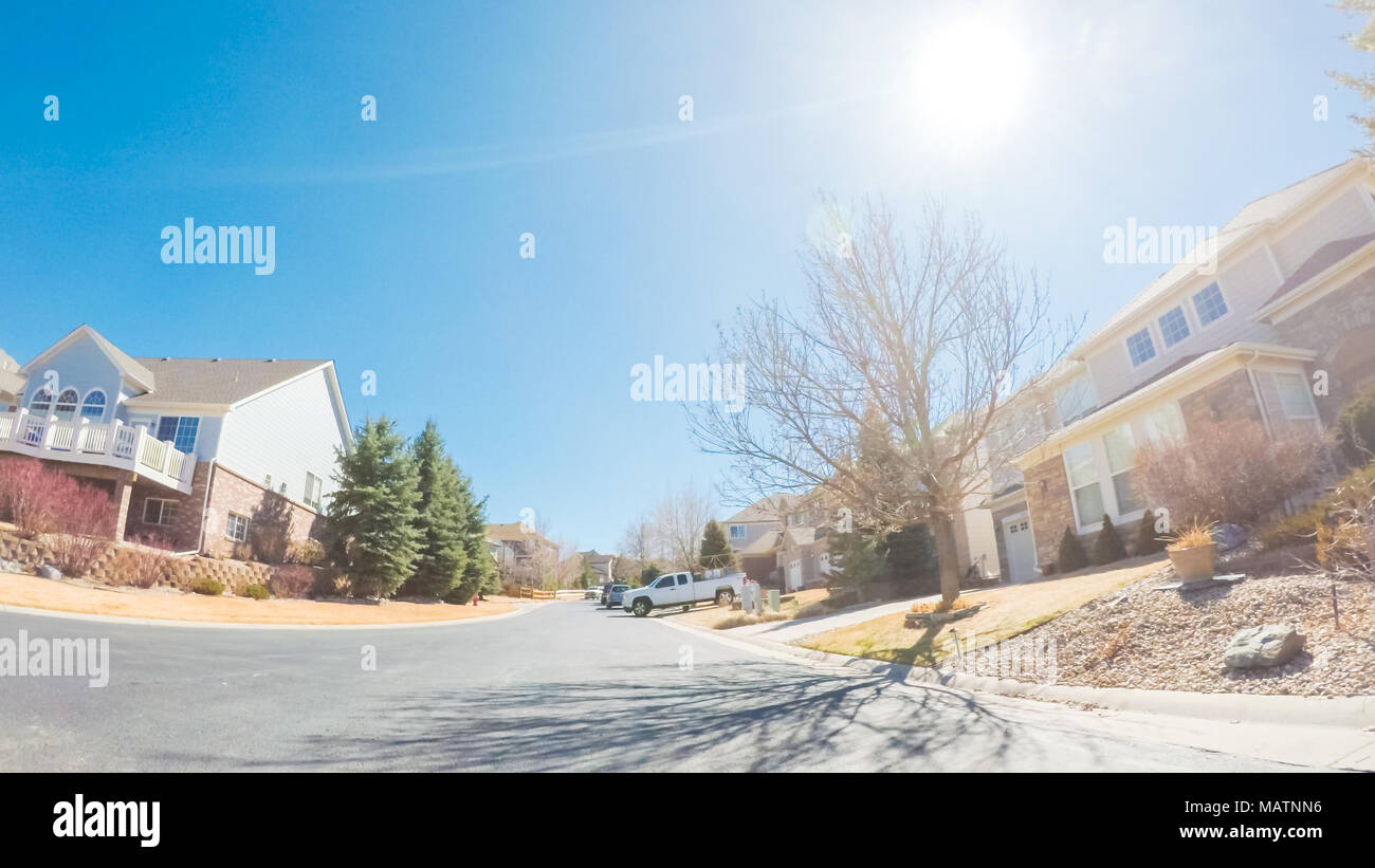 Typical north american suburban street hi-res stock photography and ...