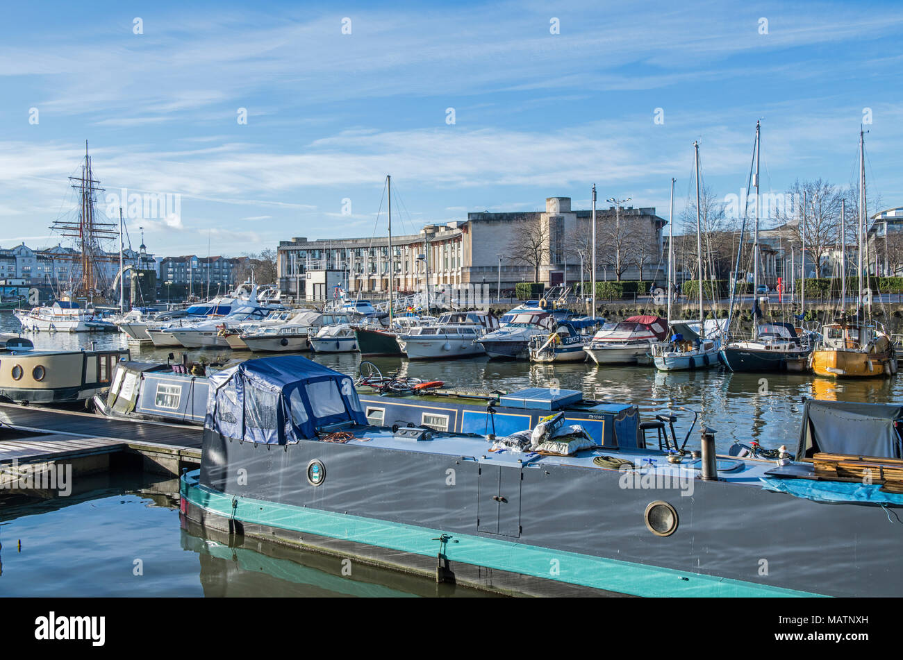 Bristol Floating Harbour West of England, UK Stock Photo - Alamy