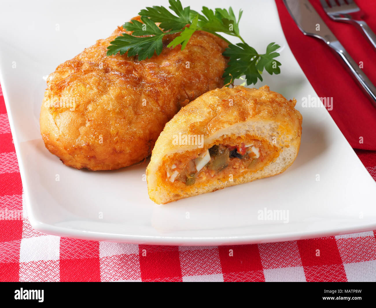 FRIED STUFFED SANDWICH - PANECILLO RELLENO FRITO CALLED PEPITO ...