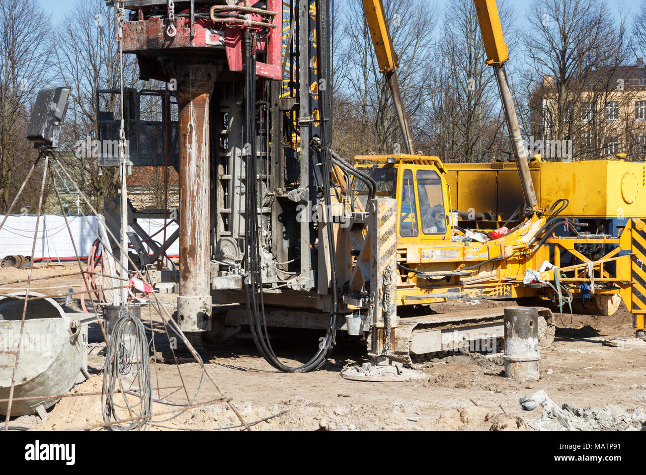 Bore pile hi-res stock photography and images - Alamy