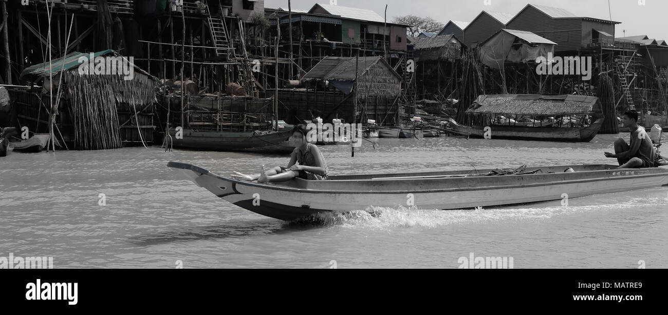 Kompong Khleang Floating Village, Siem Reap, Cambodia Stock Photo - Alamy