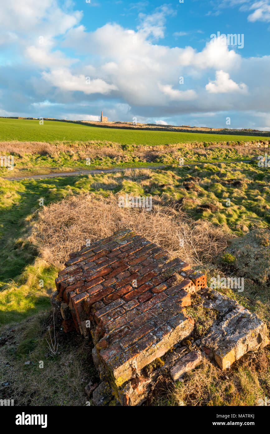 the baron landscape and rugged countryside of the mining areas around ...