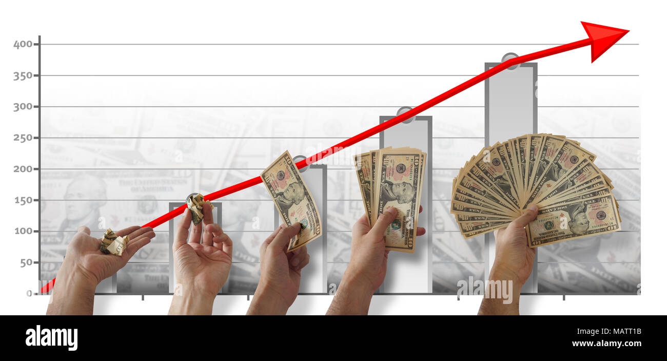 Business graphic chart going up hi-res stock photography and images - Alamy