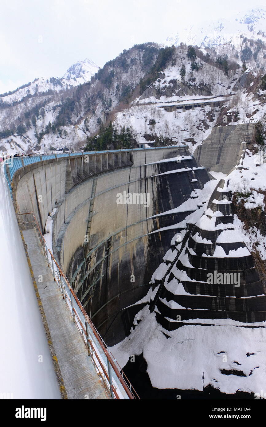The Kurobe Dam, Tateyama, Japan Stock Photo - Alamy