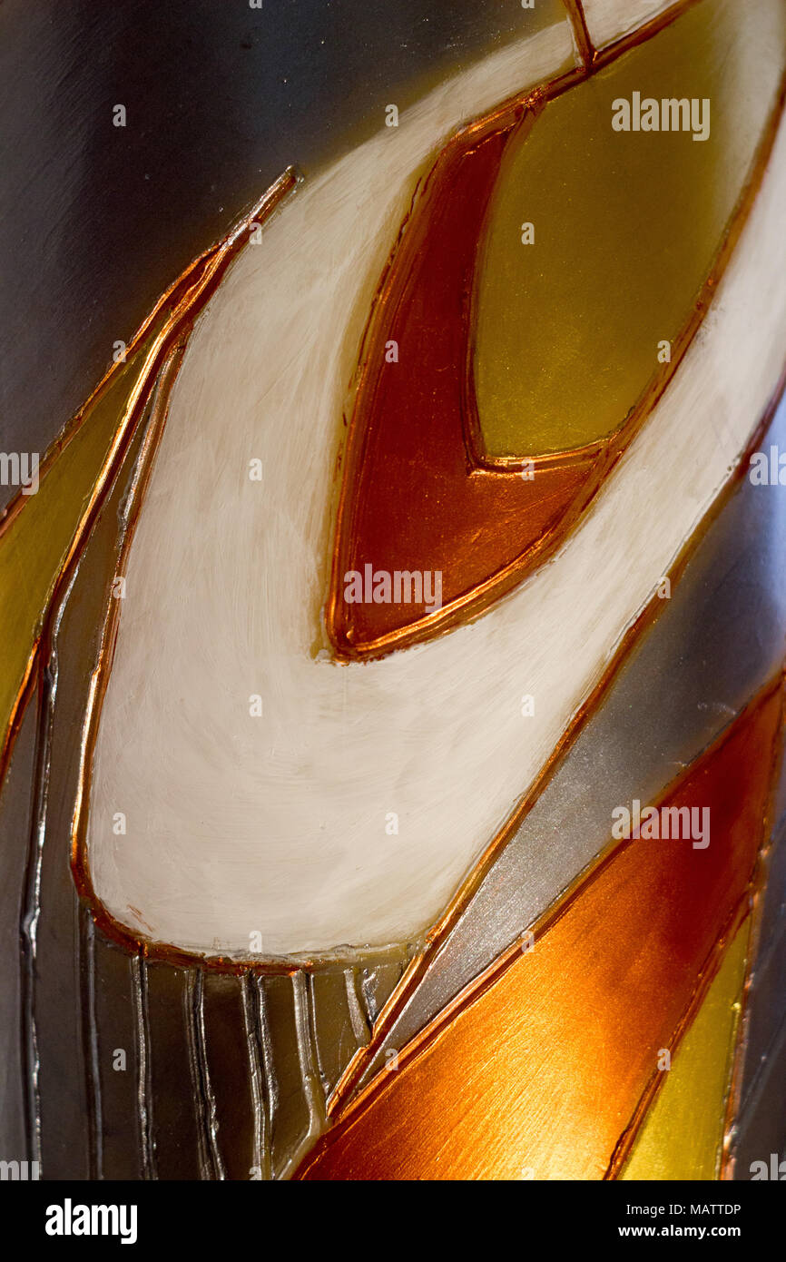 Photograph of some metallic abstract figures Stock Photo - Alamy