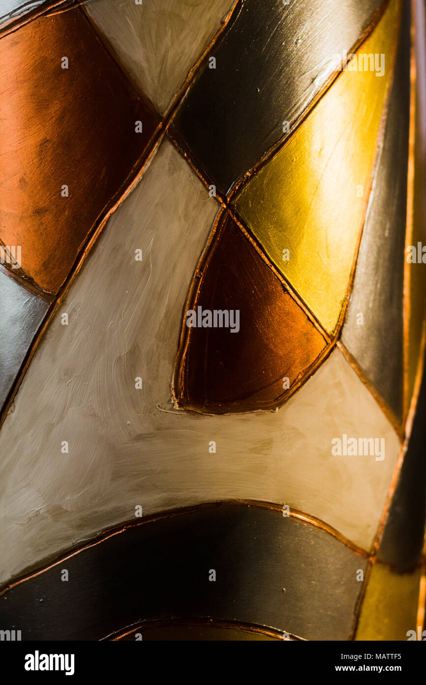Photograph of some metallic abstract figures Stock Photo - Alamy