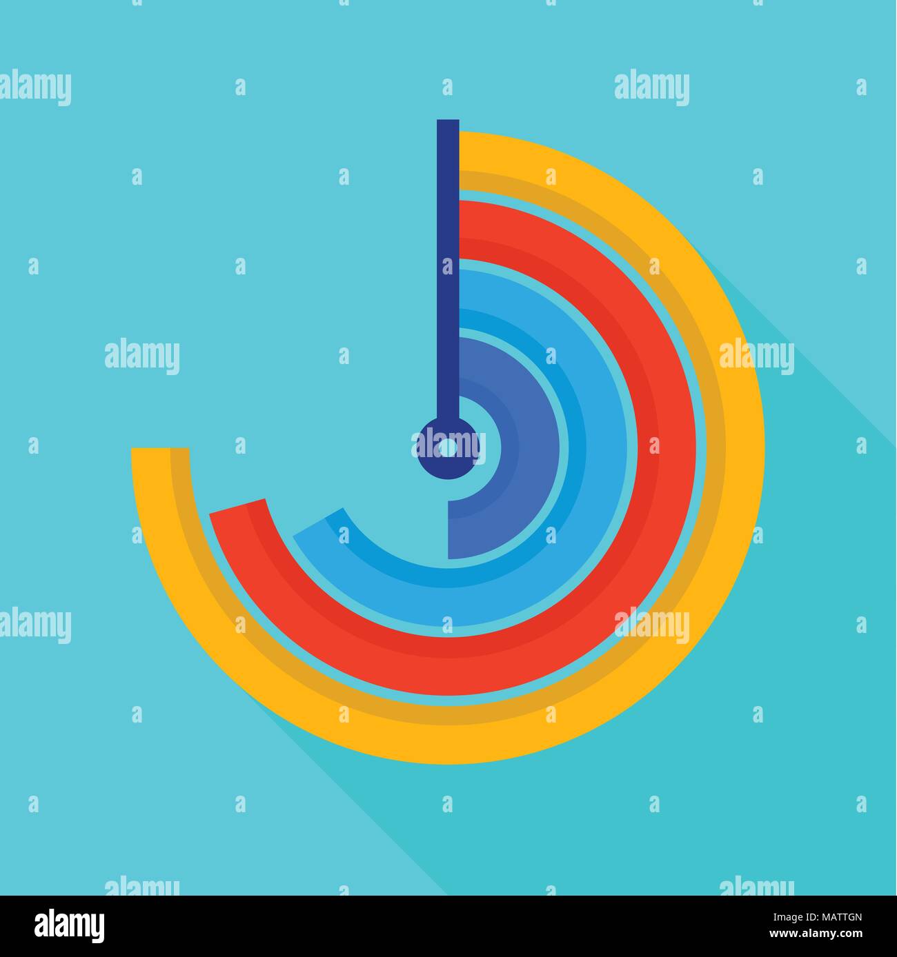 Semi circle diagram vector hi-res stock photography and images - Alamy