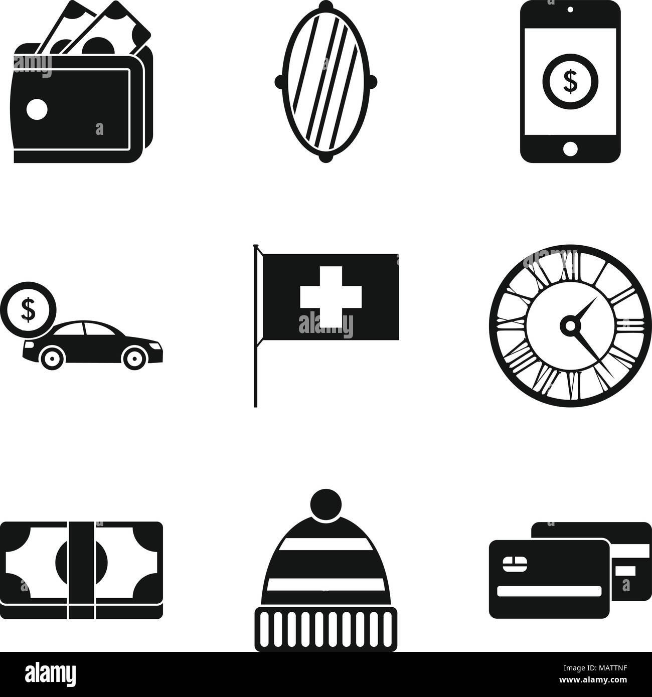Home thing icons set, simple style Stock Vector Image & Art - Alamy