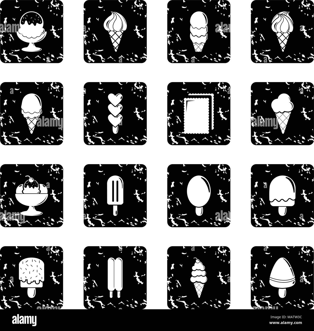 Chocolate ice cream bowl Black and White Stock Photos & Images - Alamy