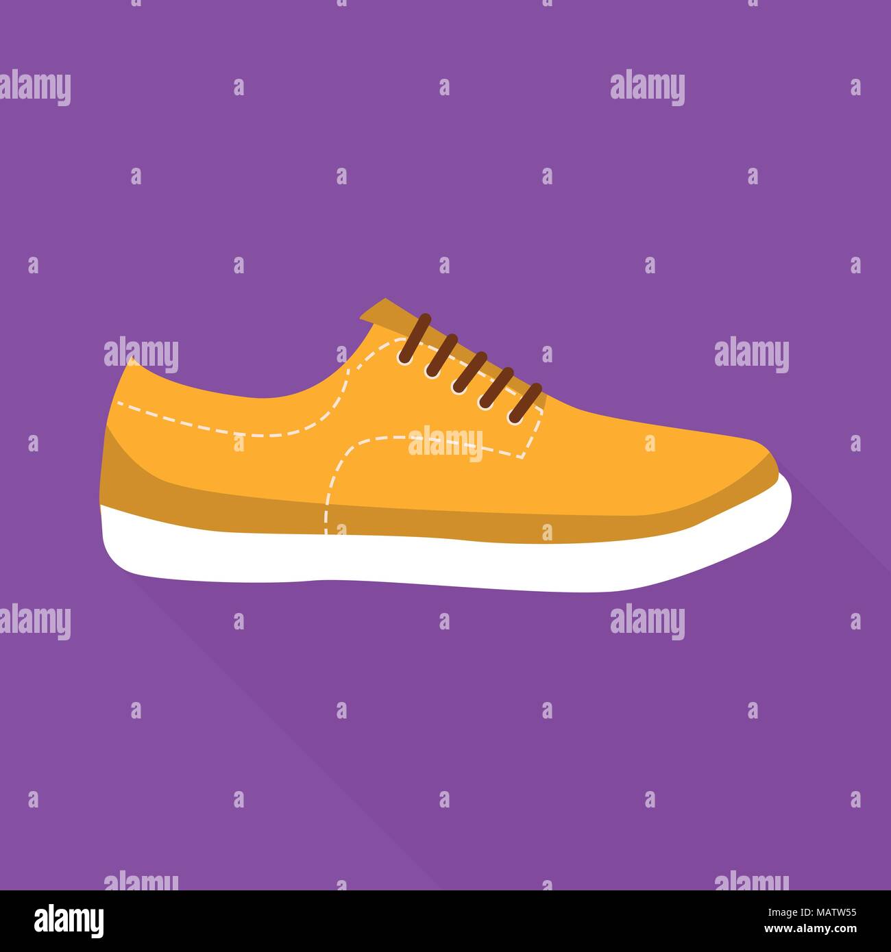 Fitness shoe icon, flat style Stock Vector Image & Art - Alamy