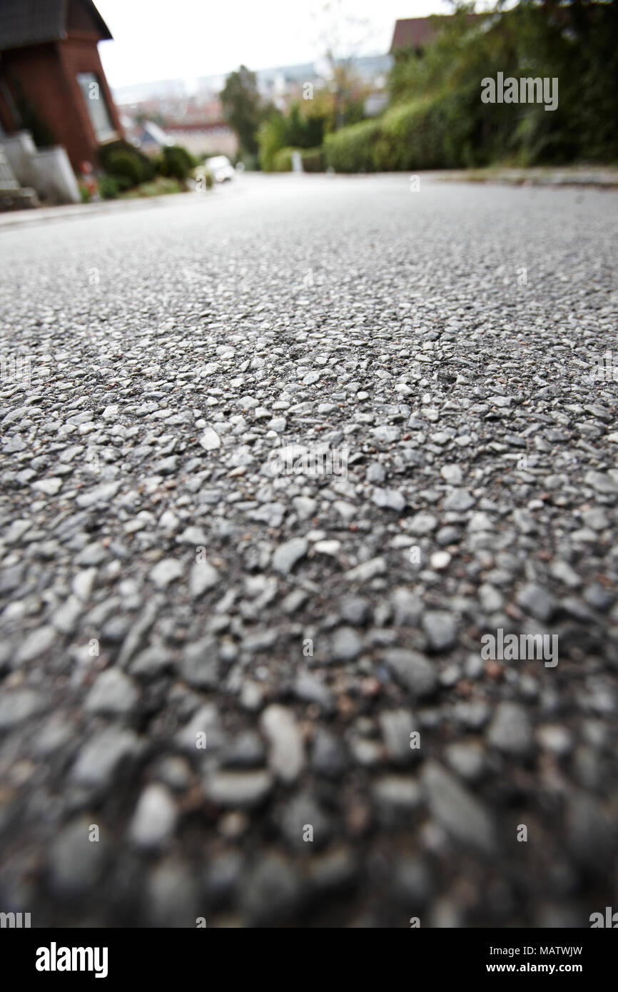 Asphalt road surface and crossroads Stock Photo - Alamy
