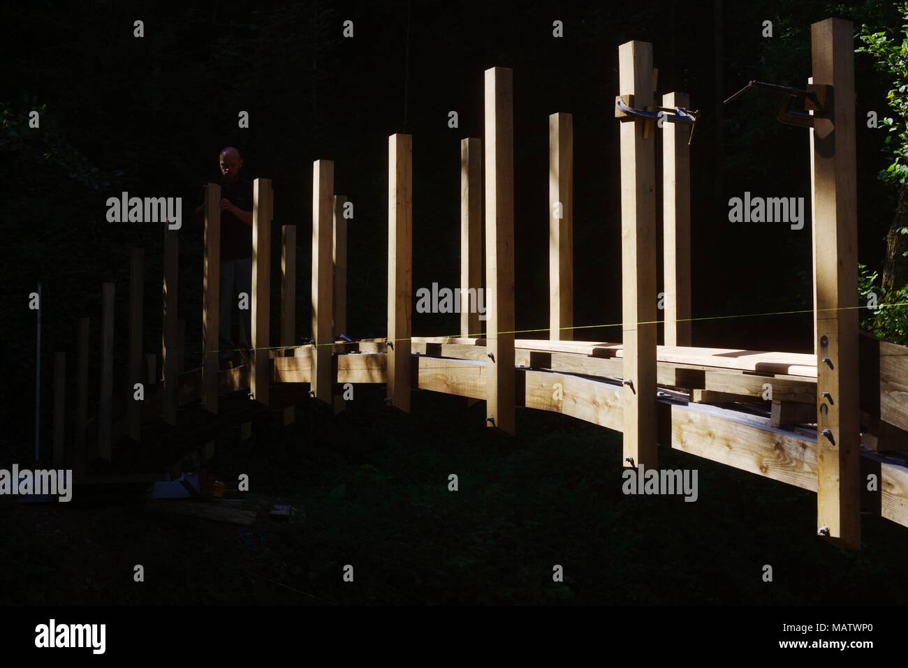 Constructing a new bridge hi-res stock photography and images - Alamy