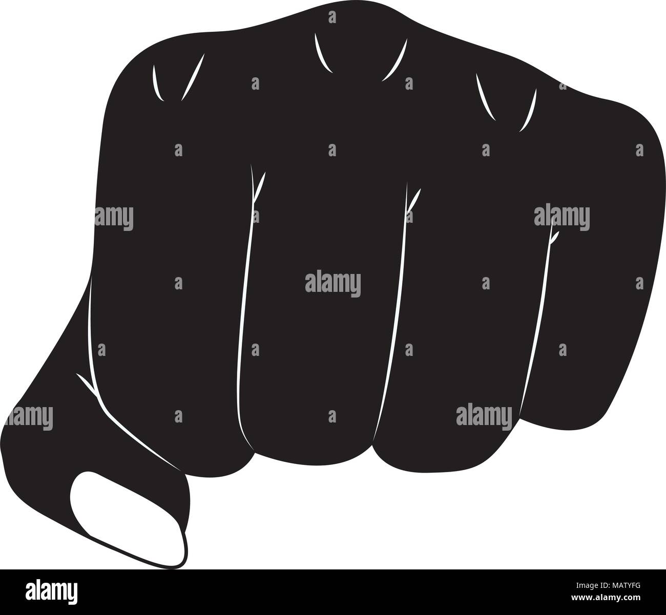 hand fist gesturing icon Stock Vector Image & Art - Alamy