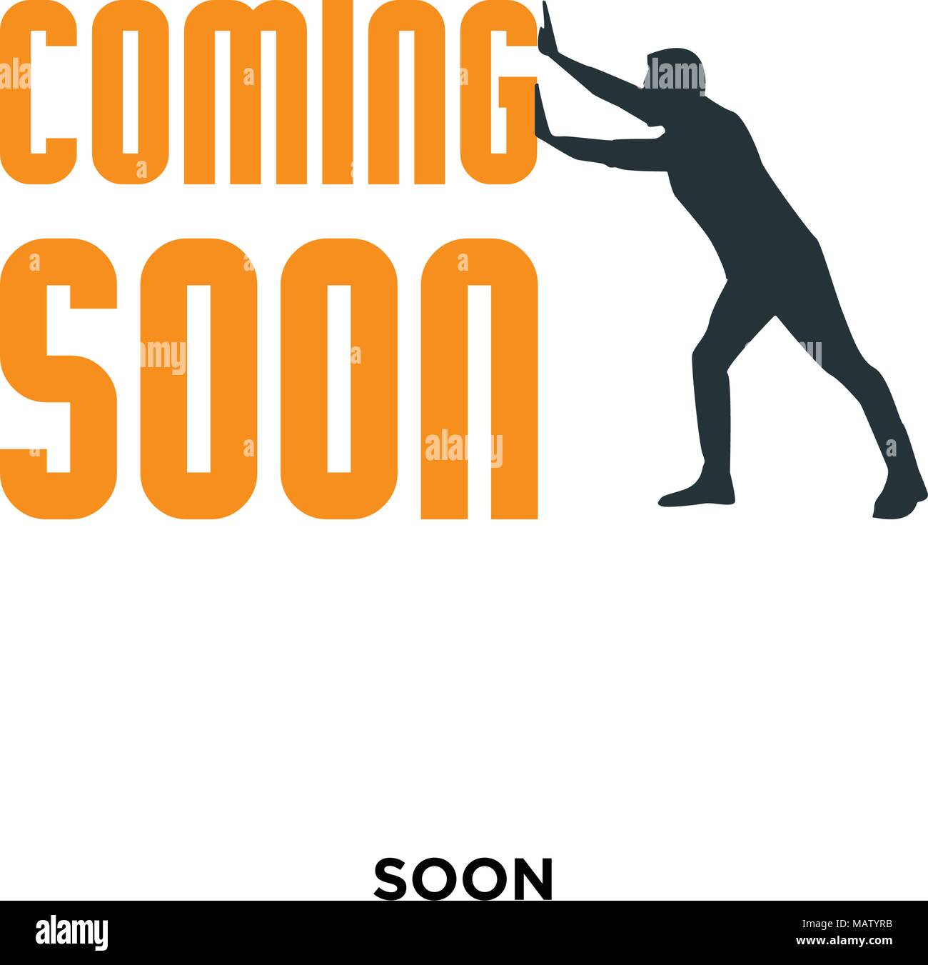 soon icon isolated on white background for your web, mobile and app ...