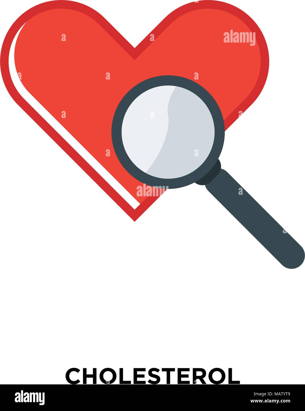 cholesterol icon isolated on white background for your web, mobile and ...