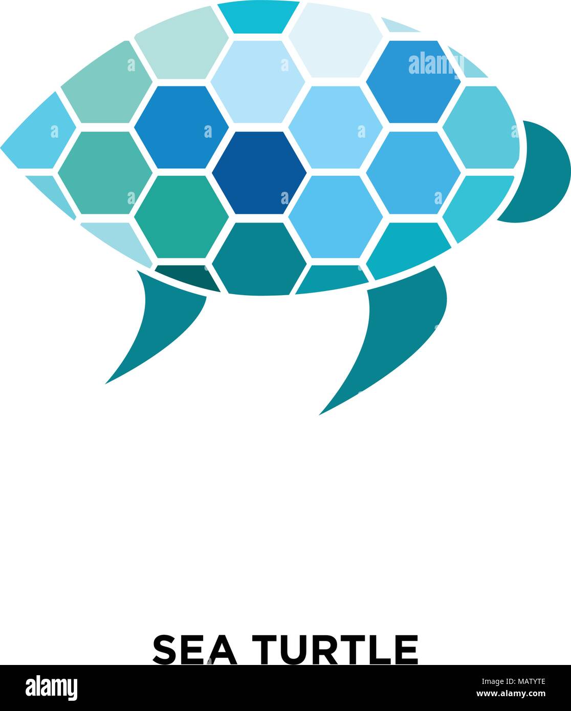 sea turtle icon isolated on white background for your web, mobile and ...