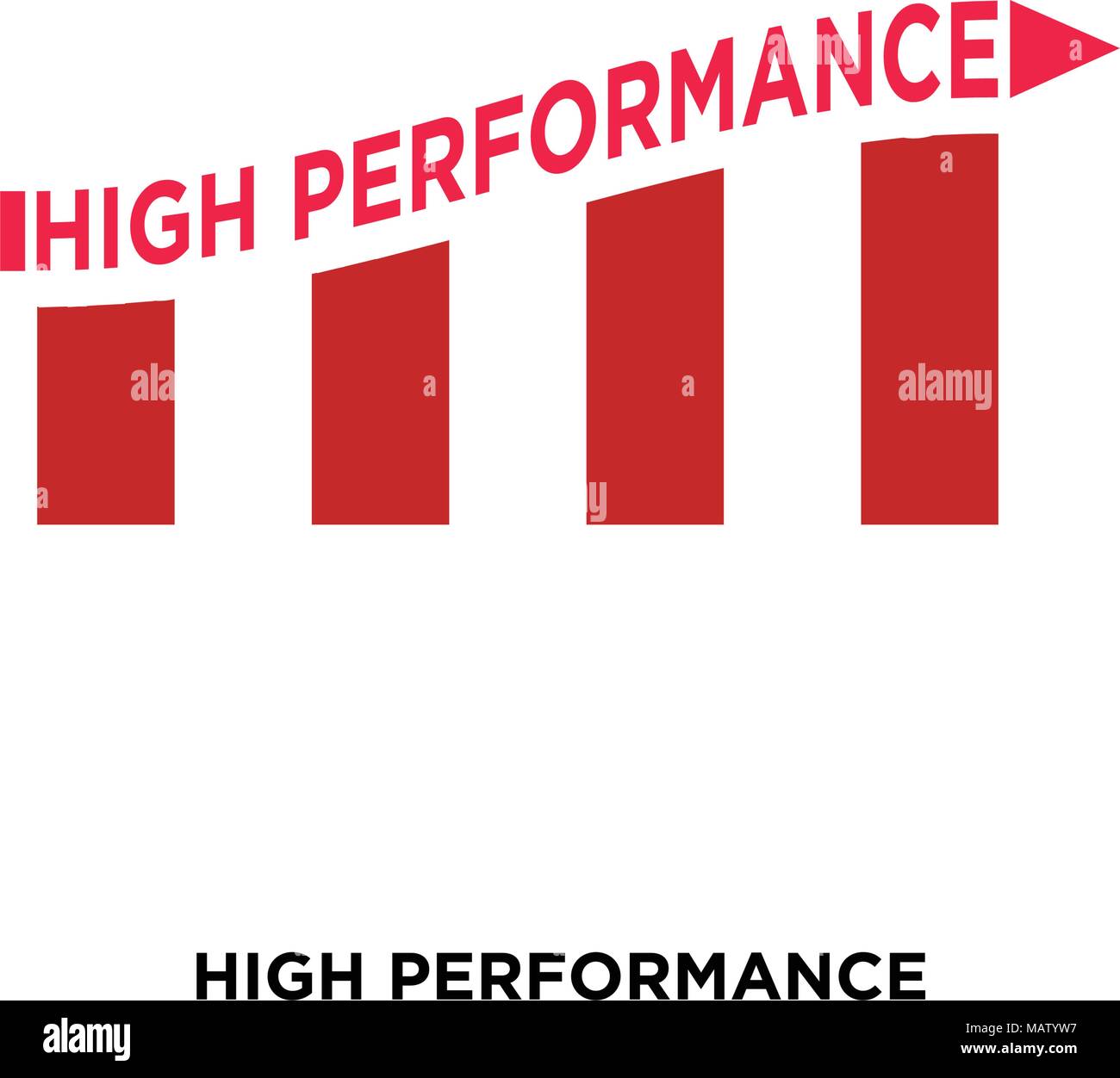 high performance icon isolated on white background for your web, mobile ...