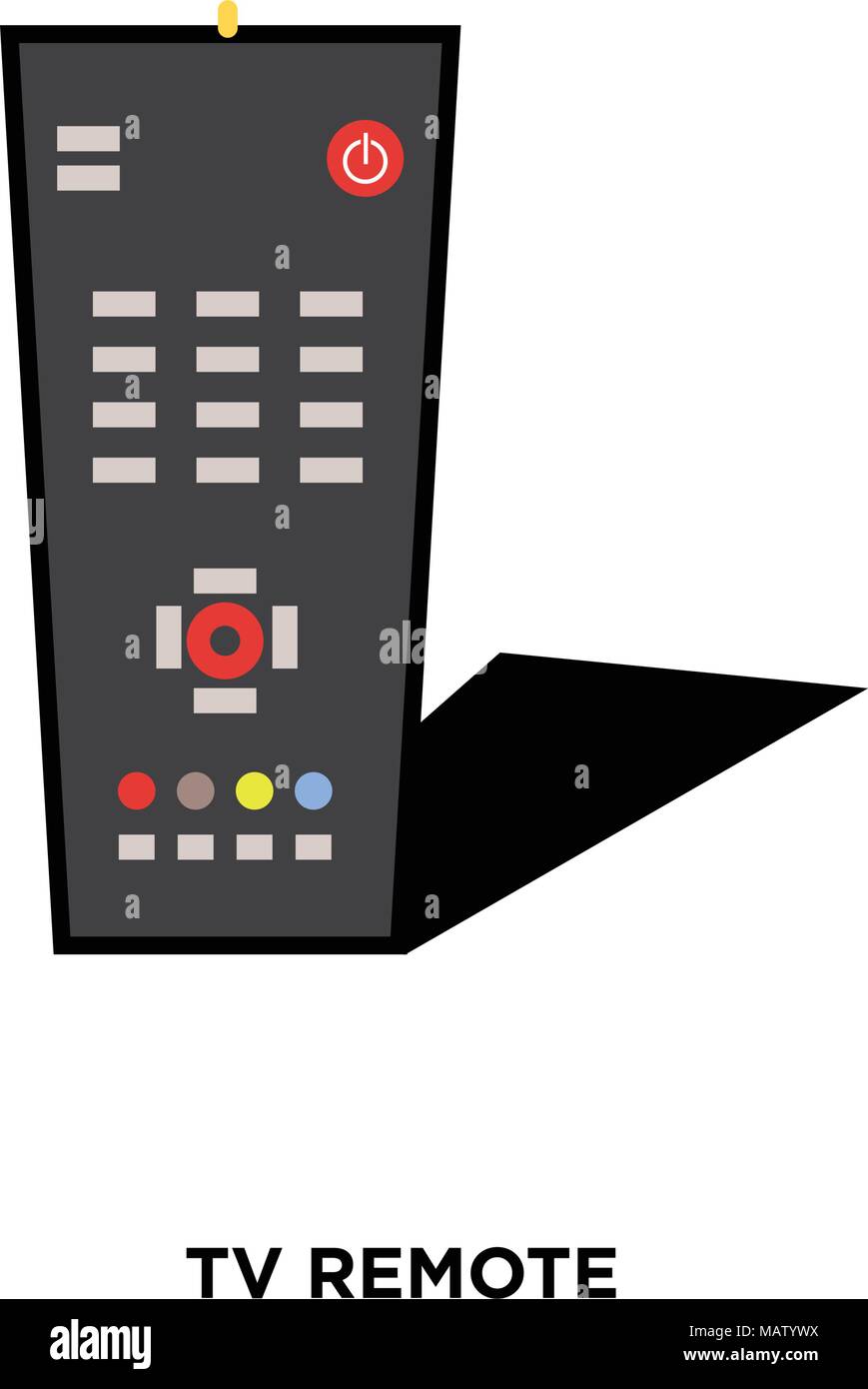 tv remote icon isolated on white background for your web, mobile and ...
