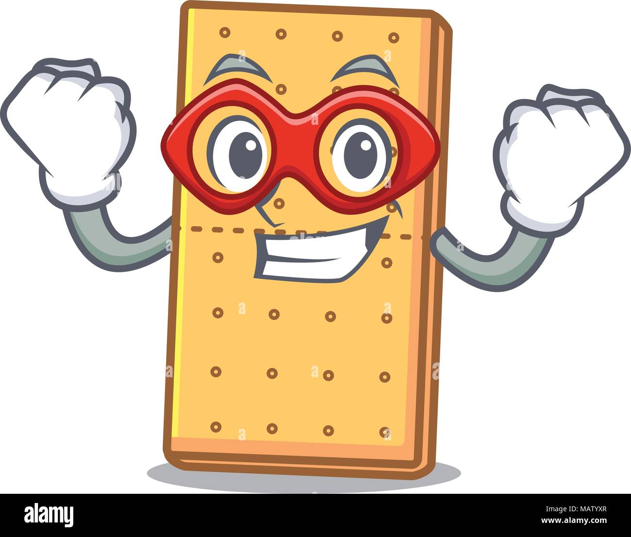 Super hero graham cookies character cartoon Stock Vector Image & Art ...