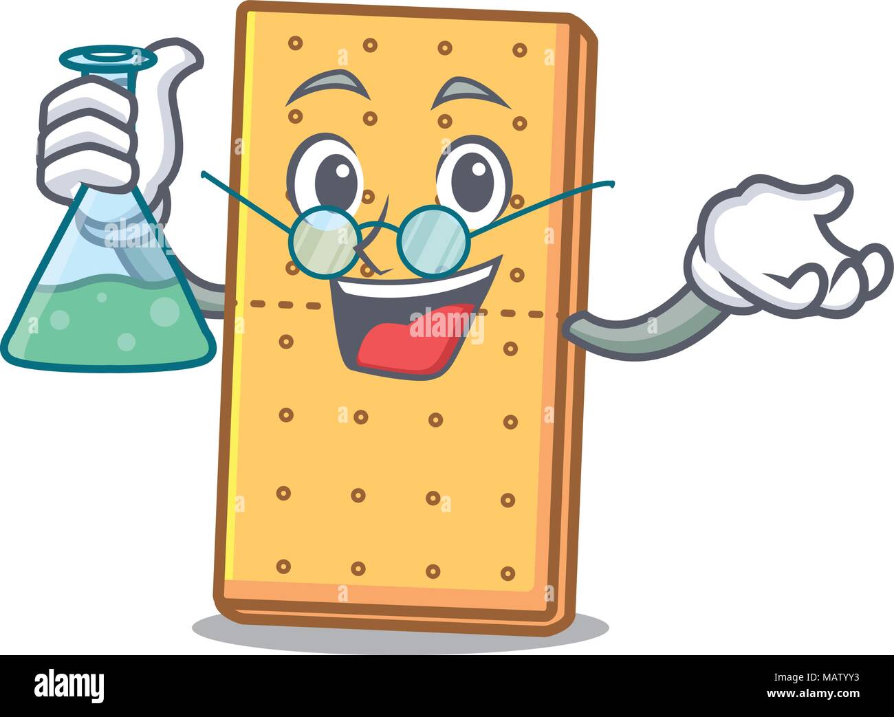 Professor graham cookies character cartoon Stock Vector Image & Art - Alamy