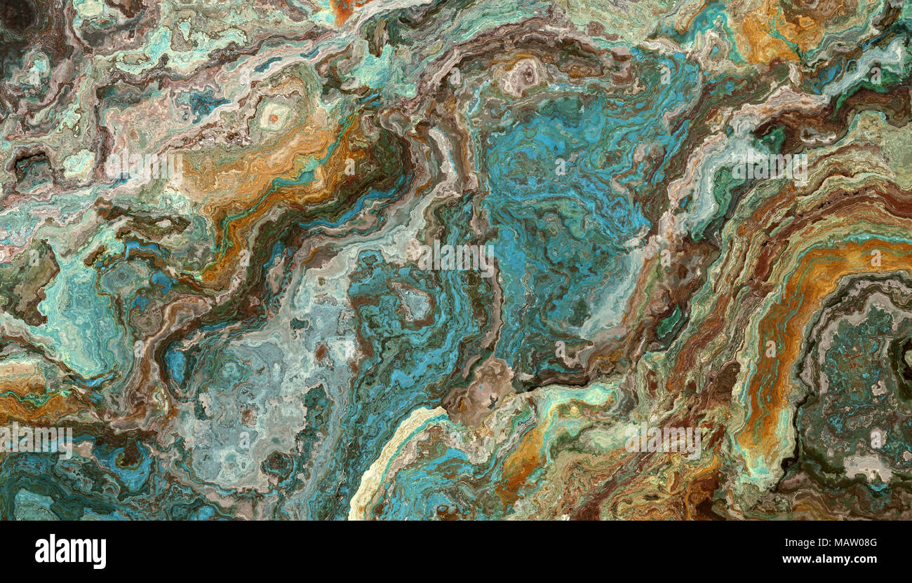 The tile of turquoise raw gemstone texture. Colorful background. 2d ...